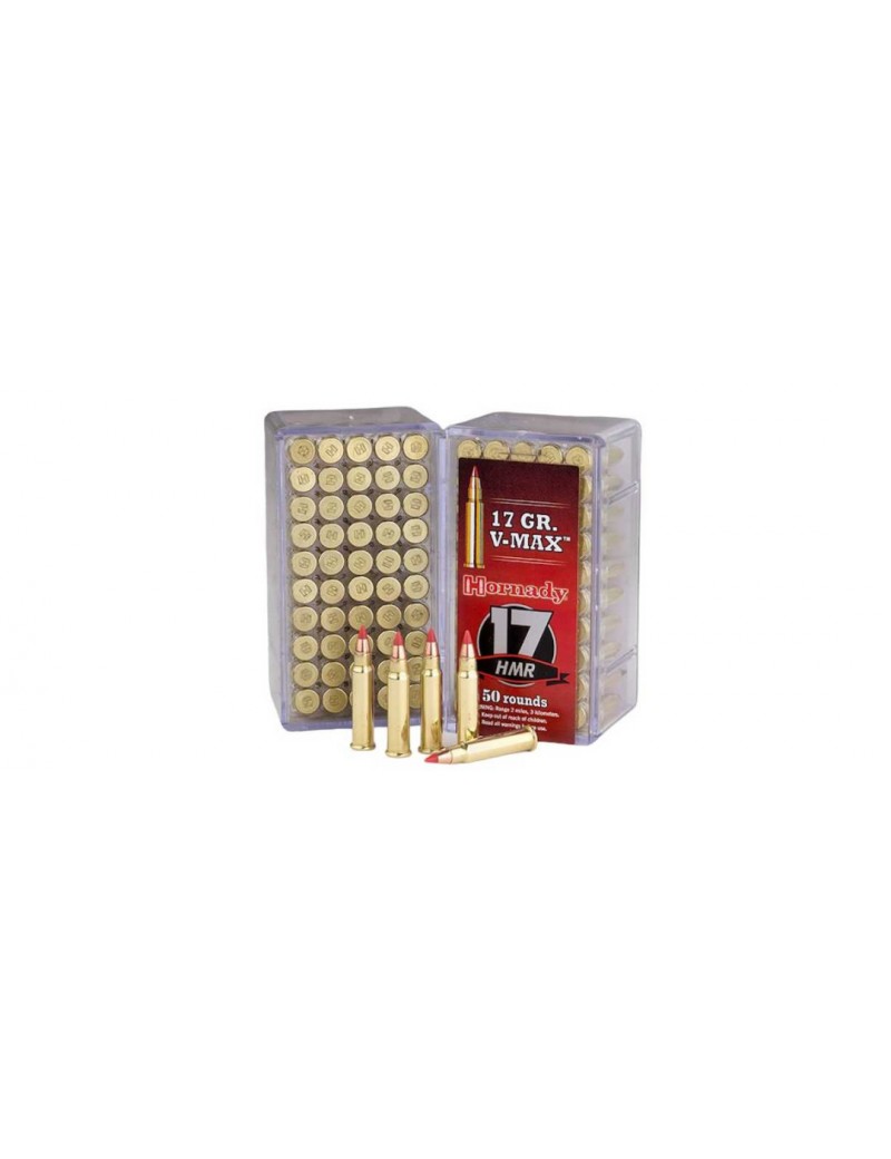 MUNITION HORNADY CAL 17 HMR 17 V-MAX